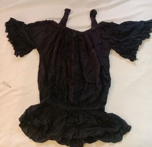 Women > Tops & Tunics | Double Slipless Korean Black 🖤 Top. | Freeup