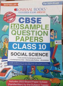 Books > Textbooks | CBSE Class X SST Sample Question Paper 2024 | Freeup