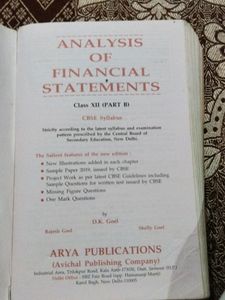 Books > Textbooks | Analysis Of Financial Statements Class 12th Part B ...