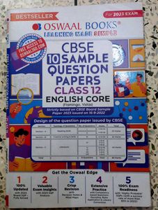 Books > Exam Prep | English Core Sample Papers (Class 12) | Freeup