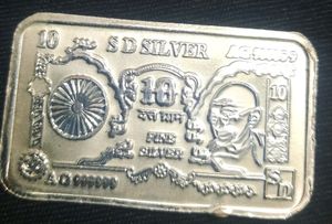Collectibles | 10 gm pure silver 999 small note | Freeup