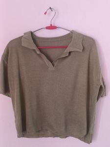 Women > Tops & Tunics | Green Woolen Top | Freeup