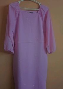 Women > Dresses | Brand New Pink Colour One Piece | Freeup