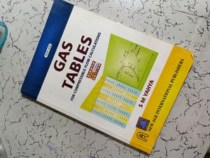 Books > Textbooks | Gas Table For Mechanical Engineering | Freeup