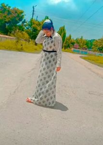 Women > Dresses | Lacy Long Frock [ Western Gown ] | Freeup