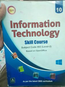 Books > Textbooks | IT Book /Class 10th/ CODE 402 | Freeup