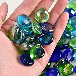 Home & Kitchen > Showpieces & Idols | 10 Colorful Translucent Pebbles ...