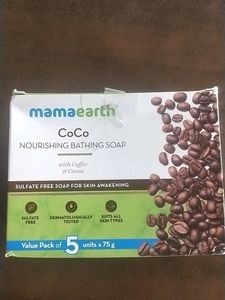 Beauty & Care > Soaps | Mama Earth Coco Bathing Soap ( Pack Of 5) | Freeup