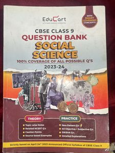 Books > Textbooks | CLASS 9 QUESTION BANK SOCIAL SCIENCE | Freeup