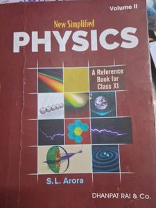 Books > Textbooks | Class 11th Sl.arora Physics Part 2 | Freeup