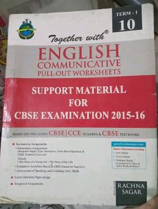 Books > Textbooks | Communicative Pull Out Worksheet Class 10 | Freeup