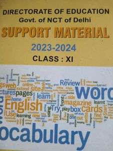 Books > Textbooks | English Support Material For Class 11th | Freeup