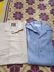 Men > Shirts | Combo Of Two Formal Shirts | Freeup