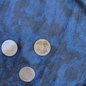 Collectibles | 2 Ruppee Coins Cross Coin & Commonwealth Game Logo | Freeup