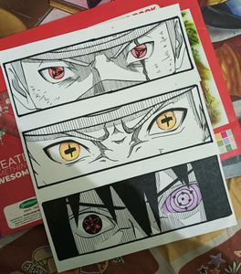 Home & Kitchen > Artwork | Naruto Kakashi Sasuke Anime Art | Freeup