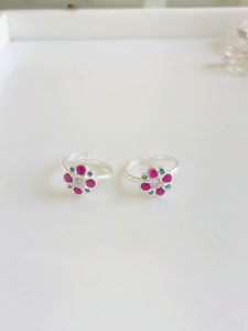 Women > Rings | Pure Silver Toe Ring Pair(wt:-4.200g) | Freeup