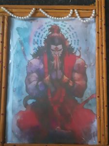 Artwork | Lord Hanuman Frame | Freeup