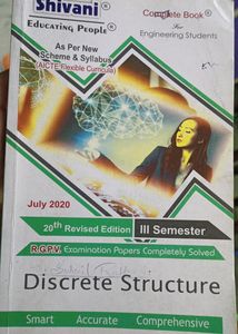 Books > Textbooks | Discrete Structure 3rd Sem Rgpv Shivani | Freeup