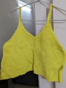 Women > Tops & Tunics | Singlet Top | Yellow | Freeup