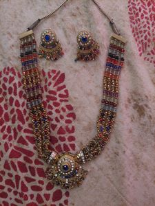 Women > Jewellery Sets | Traditional Neckpiece With Eraing | Freeup