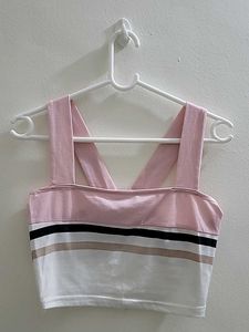 Women > Tops & Tunics | Striped Cropped Tank Top | Freeup