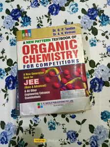 Books > Textbooks | Op Tandon Organic Chemistry Book | Freeup