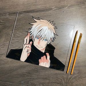 Home & Kitchen > Artwork | Sale !! Gojo Glass Painting | Freeup