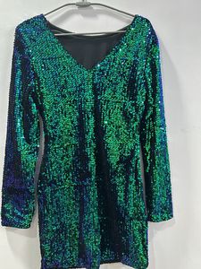 Women > Dresses | Sequence Party Wear Dress | Freeup