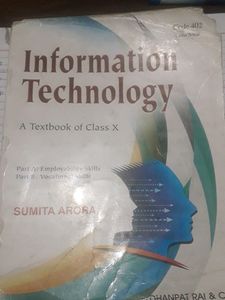 Books > Textbooks | Information Technology Code 402 Class 10 Cbse | Freeup