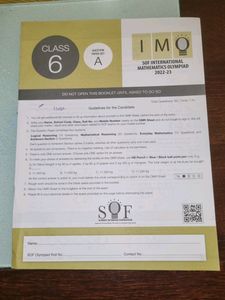 Books > Textbooks | SOF IMO QUESTION PAPER CLASS 6 | Freeup