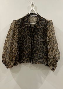 Women > Tops & Tunics | Organza Semi Sheer Shirt From Zara | Freeup