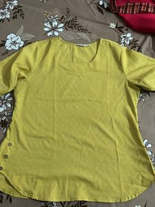 Women > Tops & Tunics | Shree Brand yellow Top | Freeup