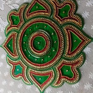 Home & Kitchen > Pooja Needs | Green Rangoli🧡🦚☘️ | Freeup
