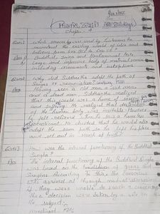 Books > Textbooks | Class 12th History Hand Written Notes | Freeup