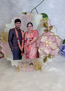 Home & Kitchen > Showpieces & Idols | Resin Frame 8inch 3d Flower | Freeup