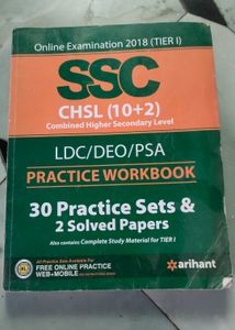 Books > Textbooks | Ssc Chsl Practice Set With Answers | Freeup