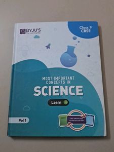Books > Textbooks | Byju's Science Class 9th Conceptual Book | Freeup