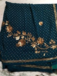 Women > Sarees | Georgette Work Saree | Freeup