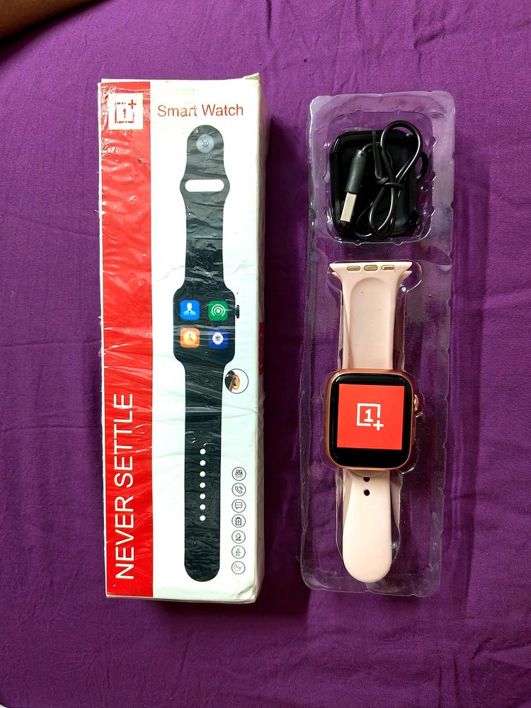 Women > Watches | One Plus Smartwatch (Pink) | Freeup