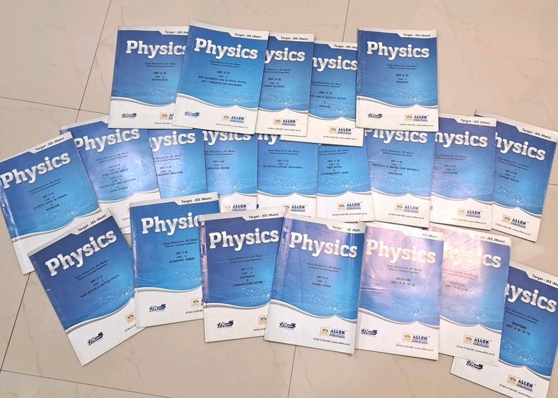 Books > Textbooks | Allen Study Package Physics IIT JEE Mains | Freeup