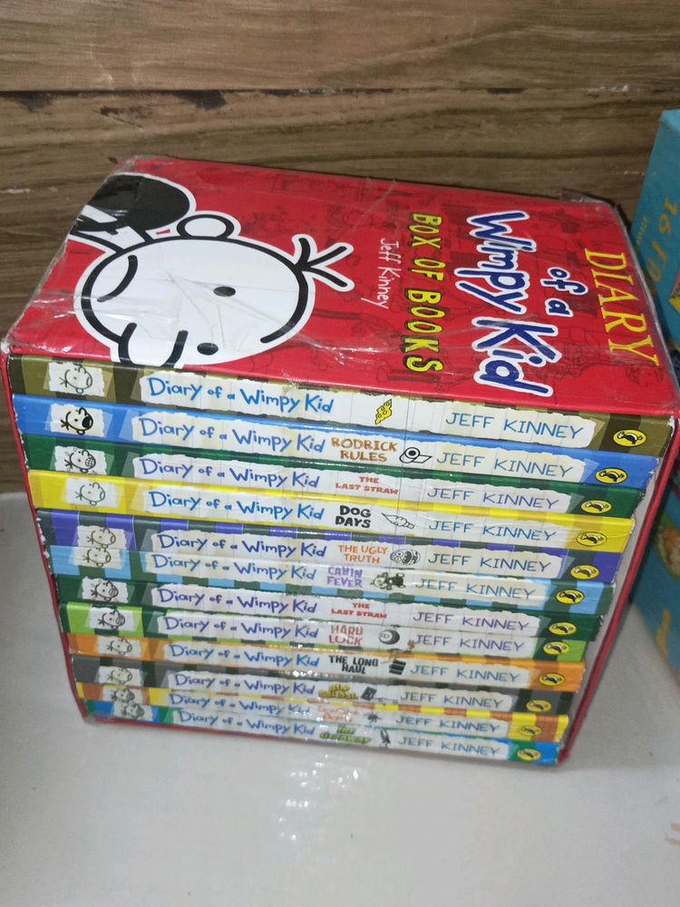 Books > Fiction | Dairy Of A Wimpy Kid Box Set 12 Books | Freeup