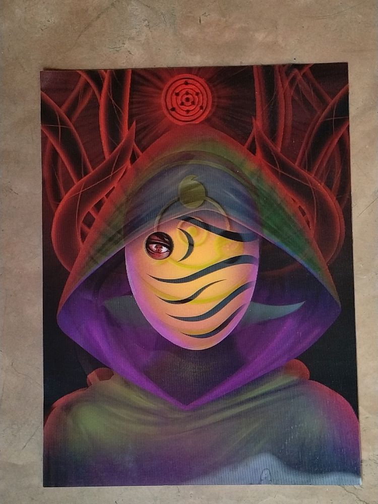 Home & Kitchen > Wallpapers & Stickers | Poster Framed Naruto -Obito ...