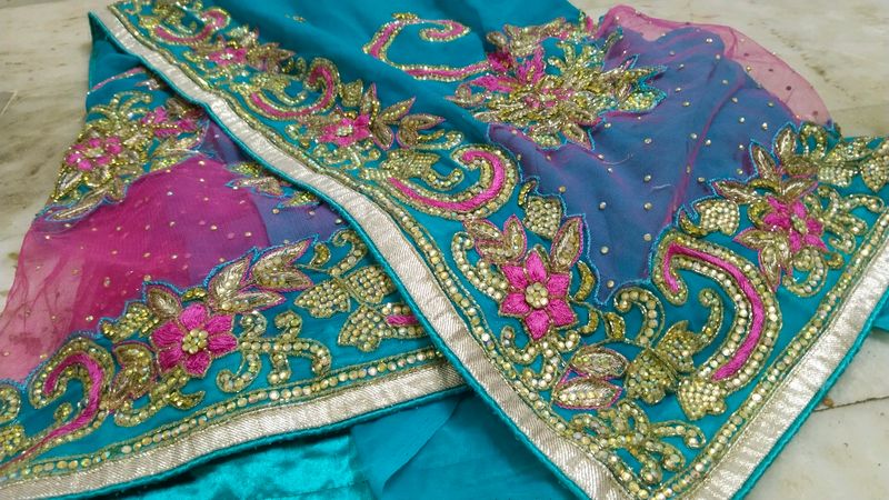 Women > Sarees | Diamond Work Beautiful Saree | Freeup