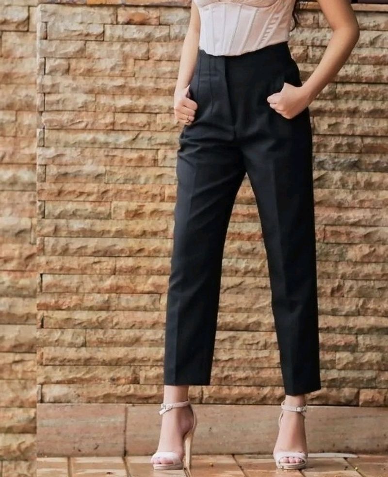 Women > Jeans & Pants | Zara High Waisted Pleated Pant | Freeup