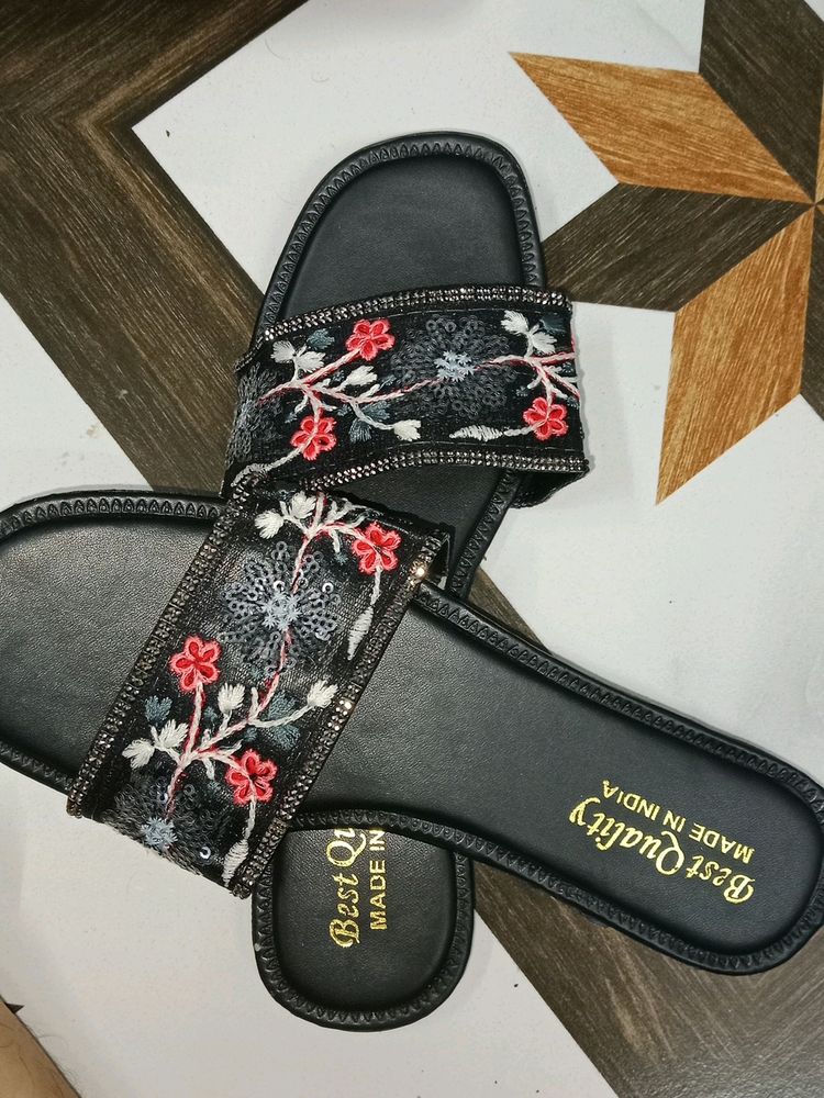 Women > Flipflops & Slippers | Hurry Up 💥 Flip Flops Embroidery Design ...