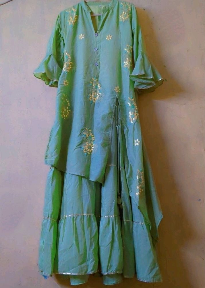 Women > Ethnic Gowns | Pakistani Sharara X Heeramandi Outfit | Freeup