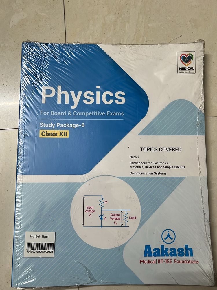 Books > Textbooks | Aakash Study Package 6 Physics&Chemistry class 1 | Freeup