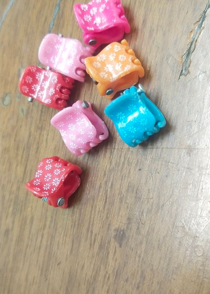 Women > Hair Accessories | Colourful Hair Clutcher 7 Piece | Freeup