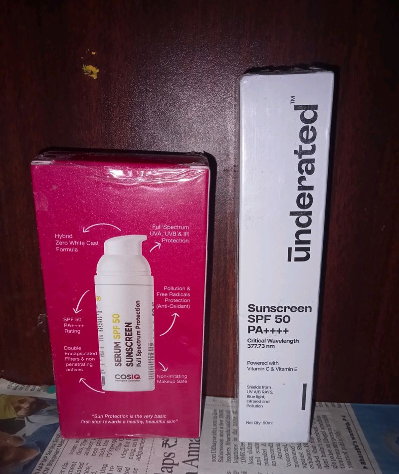 Beauty & Care > Sunscreen | Cosiq+Underrated Sunscreen -spf50 | Freeup