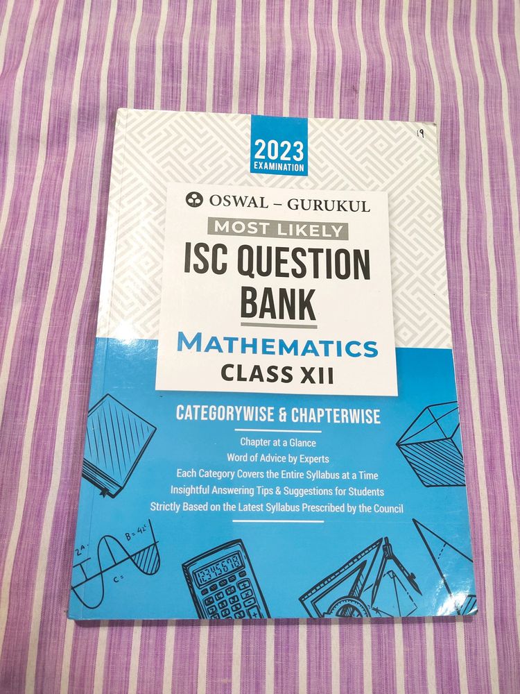 Books > Textbooks | ISC Maths Question Bank | Freeup
